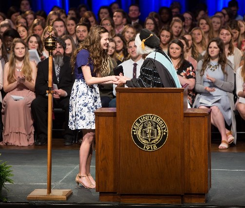 Oechsle Receives Charles Paul Conn Award - Lee University
