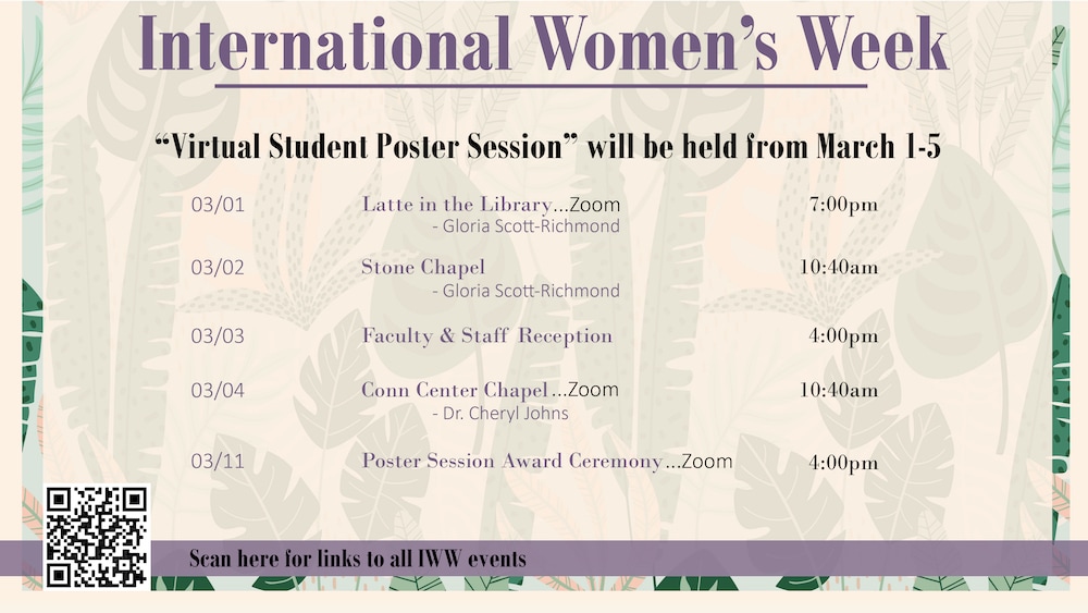 International Women's Week to Begin March 1 - Lee University