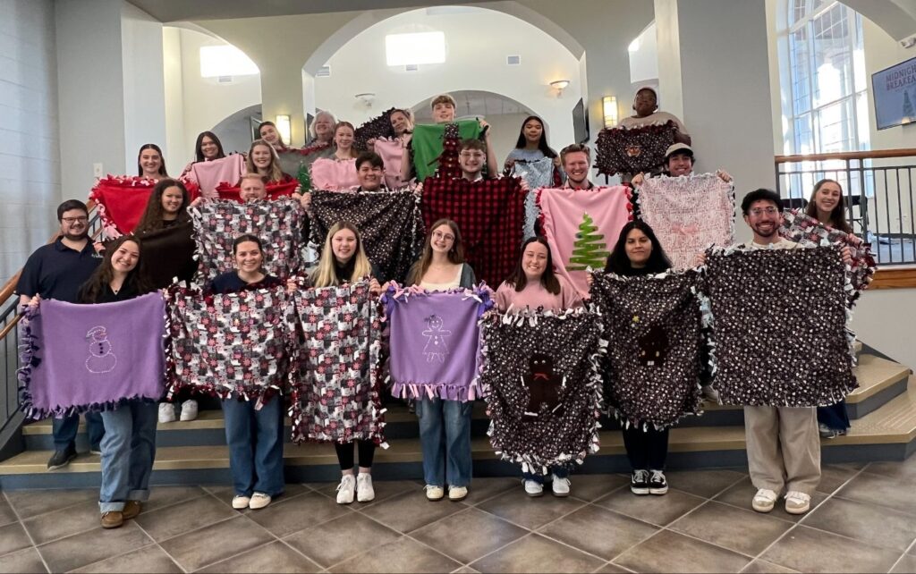 LEAP Students Create Memory Blankets - Lee University
