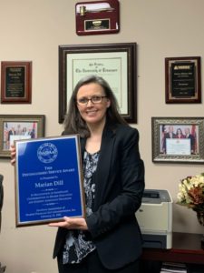 Dill Receives SASFAA Distinguished Service Award - Lee University