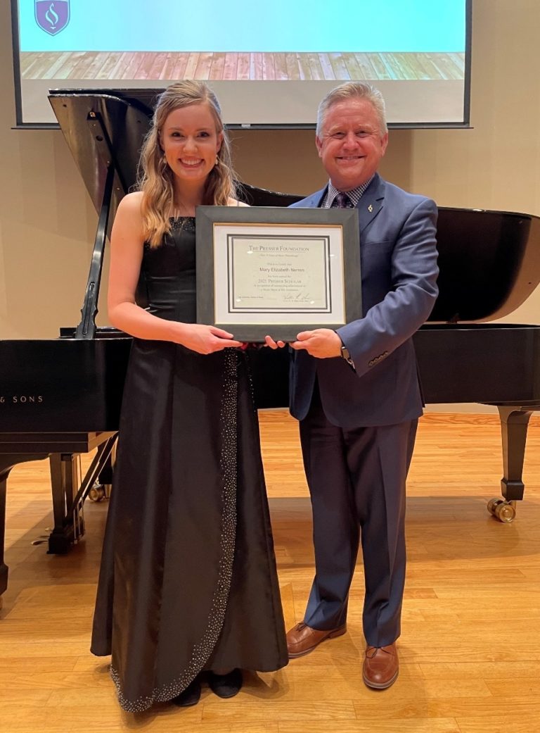 Nerren Named 2021 Presser Scholar - Lee University