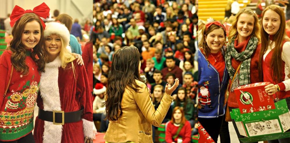 Shoebox Packing Party A Great Success - Lee University