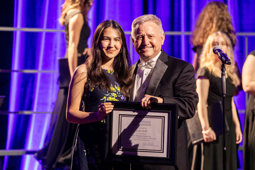Webb Named 2025 Presser Award Winner - Lee University