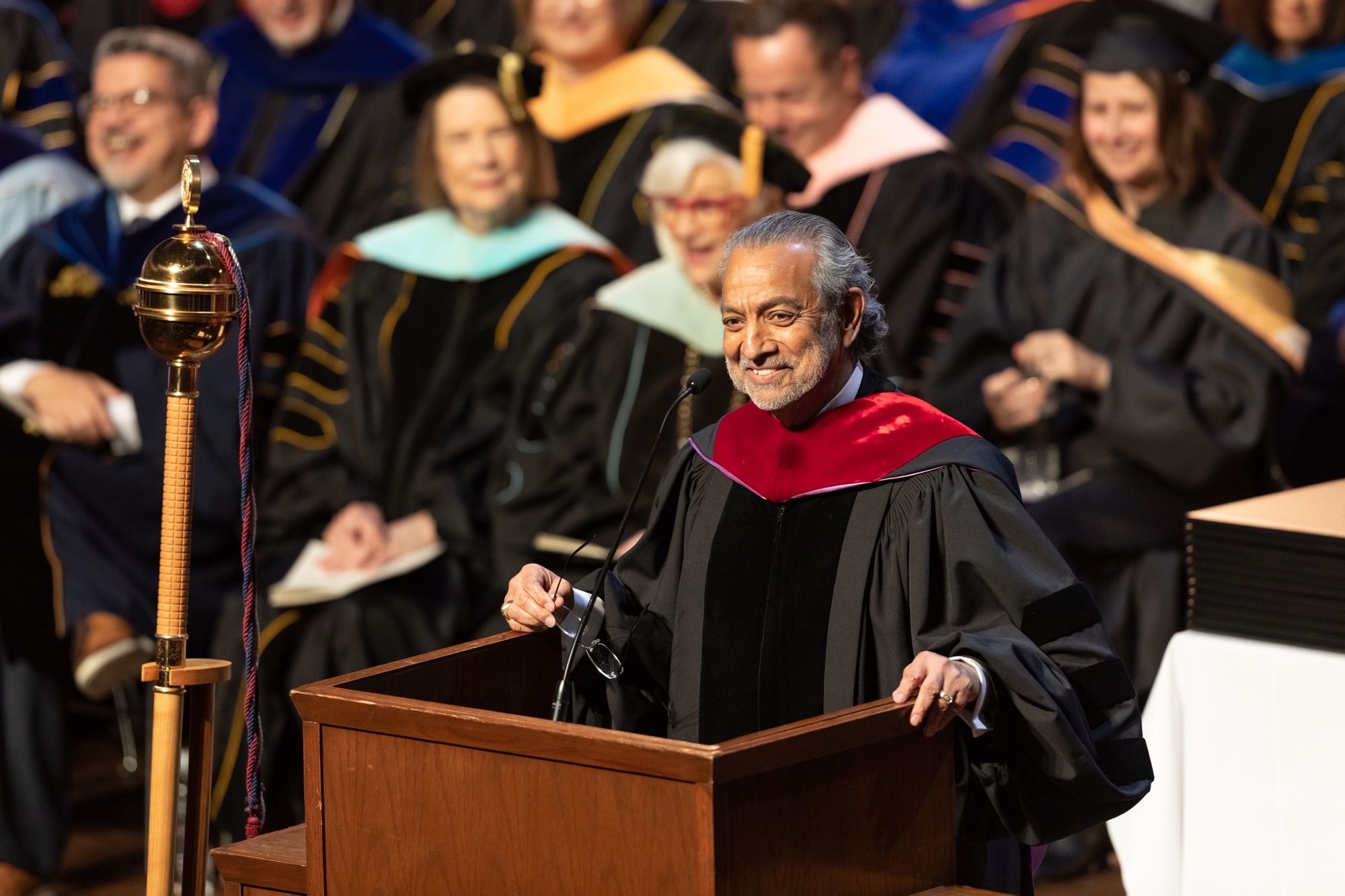 Chand Delivers Commencement Speech - Lee University