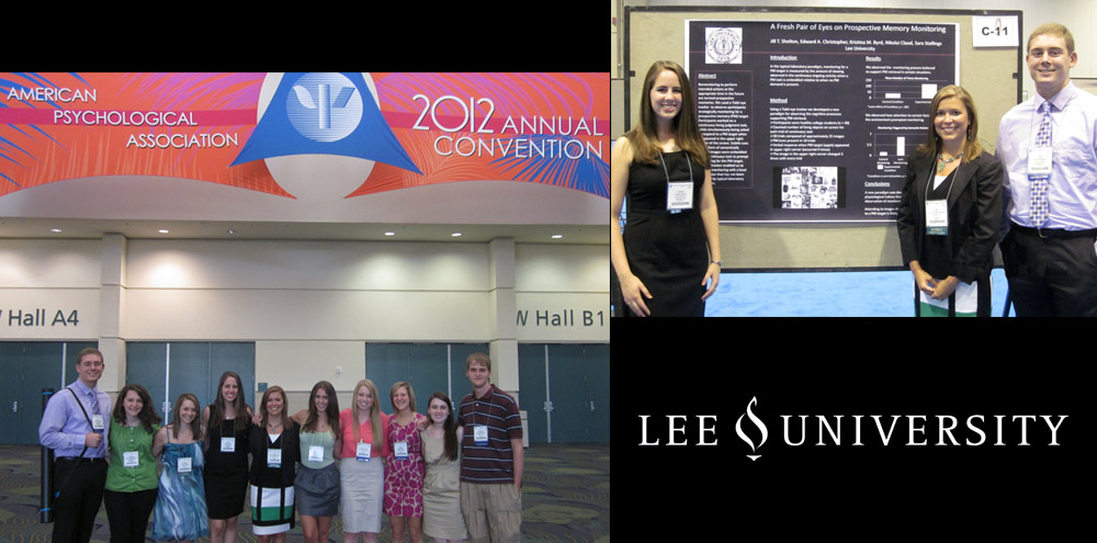 Lee Students and Faculty Present at APA - Lee University